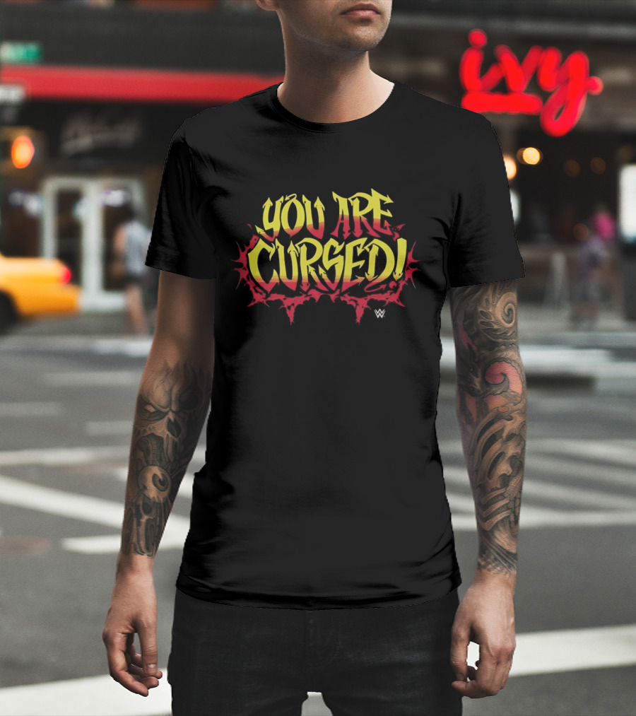 Danhausen WWE You Are Cursed Vector T-Shirt