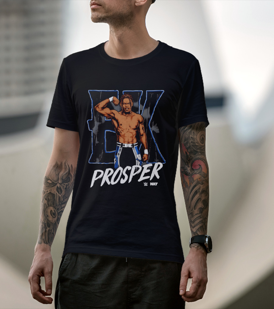 EK Prosper WWE NXT Wrestler Flexing T-Shirt