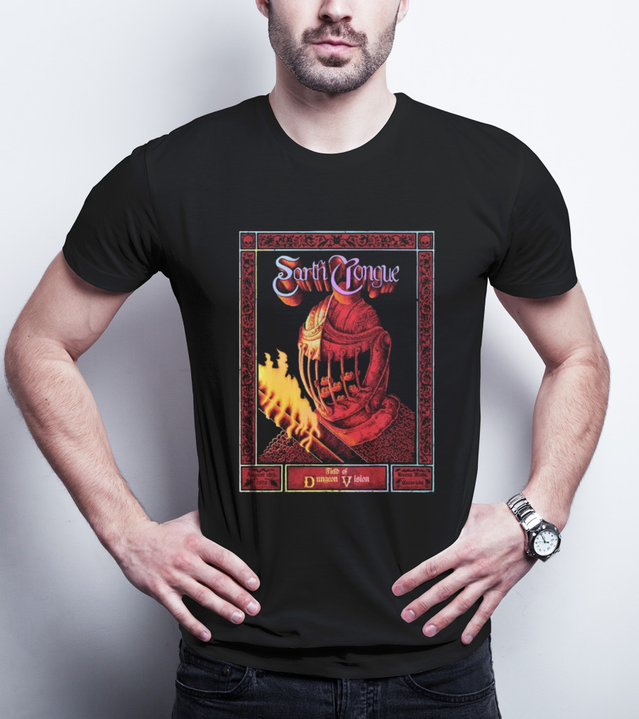 Earth Tongue August 16th 2023 Field Of Dungeon Vision Lyons Colorado T-Shirt
