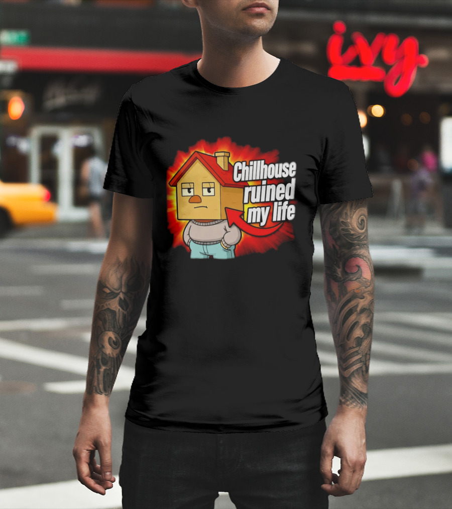 Chillhouse Ruined My Life Cube House T-Shirt