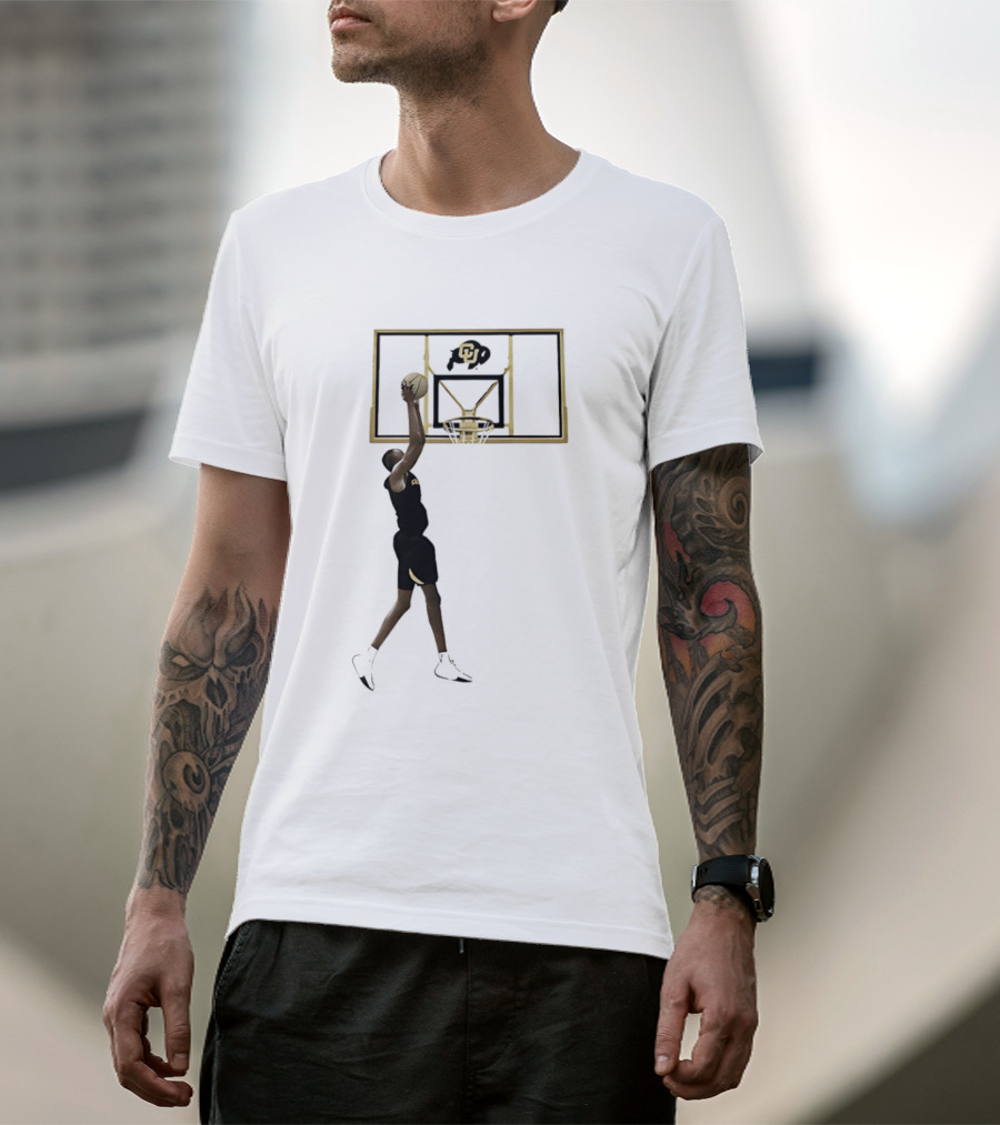 Colorado Buffaloes Bangot Dak Dunk Basketball Team T-Shirt