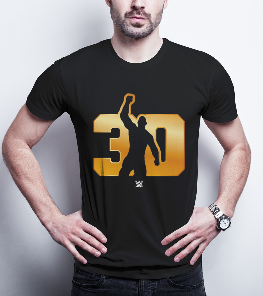 The Rock 30 WWE Years Anniversary Celebration T-Shirt
