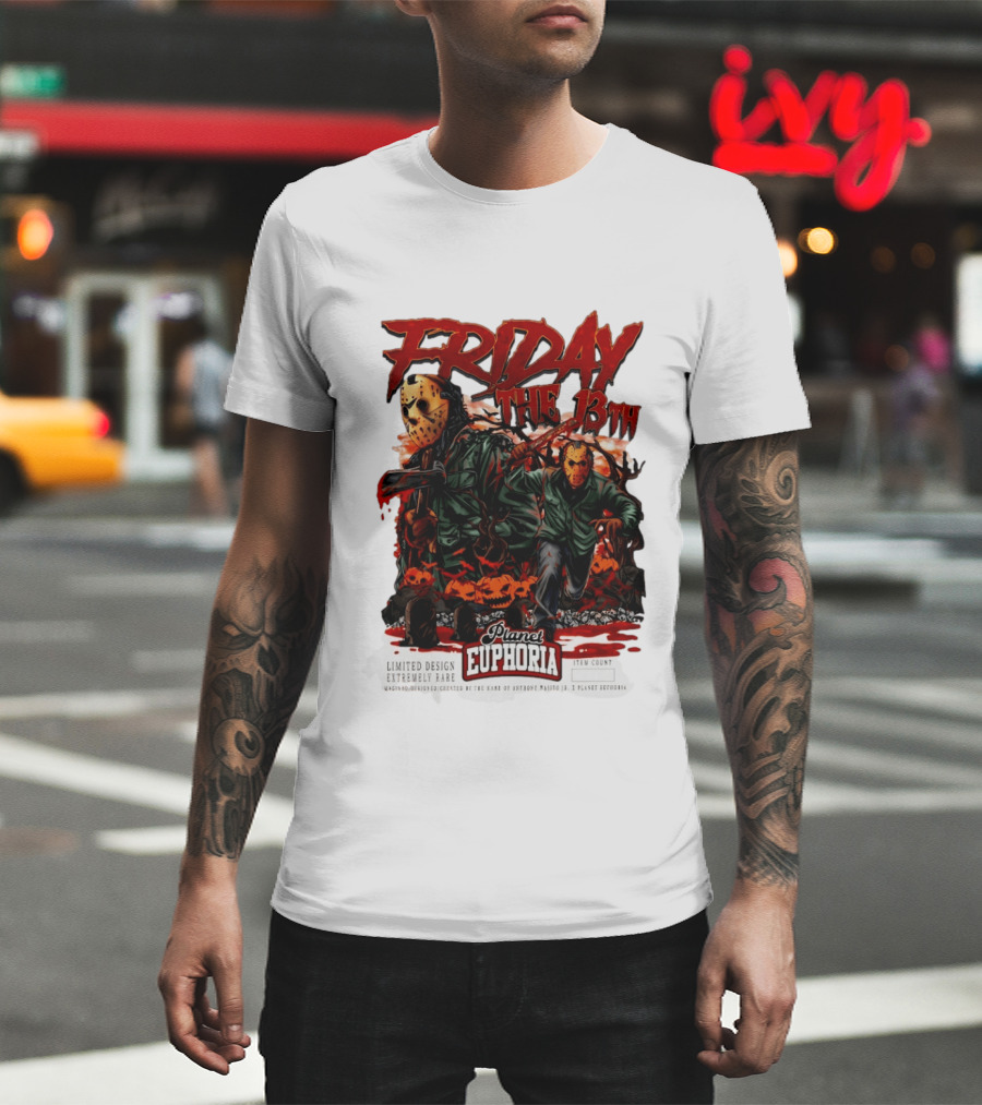Friday The 13th Jason Voorhees Planet Euphoria Limited Edition T-Shirt
