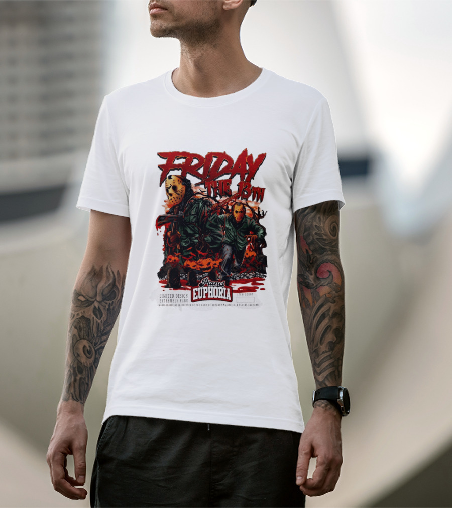 Friday The 13th Jason Voorhees Planet Euphoria Limited Edition T-Shirt