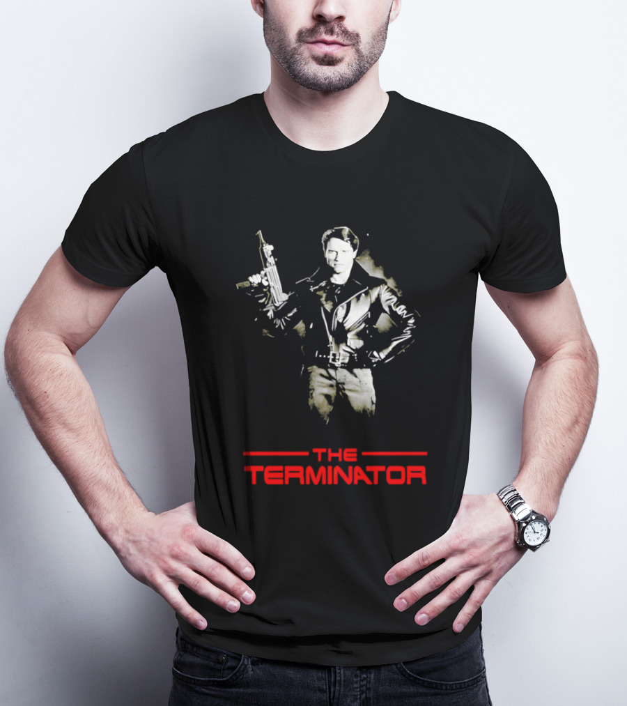 The Terminator Arnold Schwarzenegger Iconic Movie T-Shirt