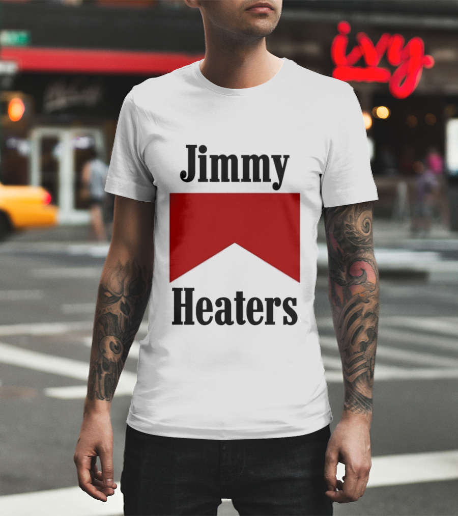 Jimmy Heaters Marlboro Cigarettes Red Banner T-Shirt