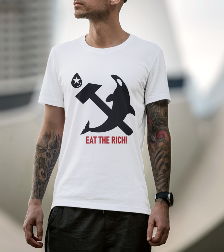 Eat The Rich Orca Hammer Star T-Shirt