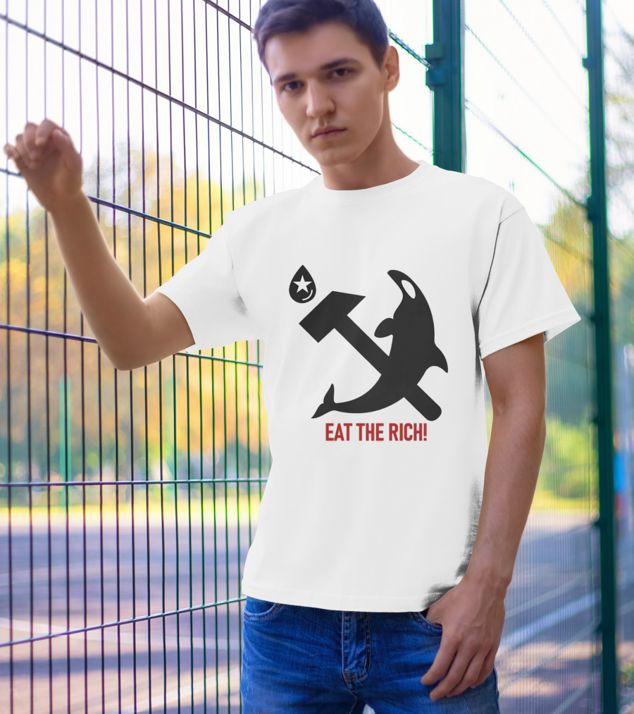 Eat The Rich Orca Hammer Star T-Shirt