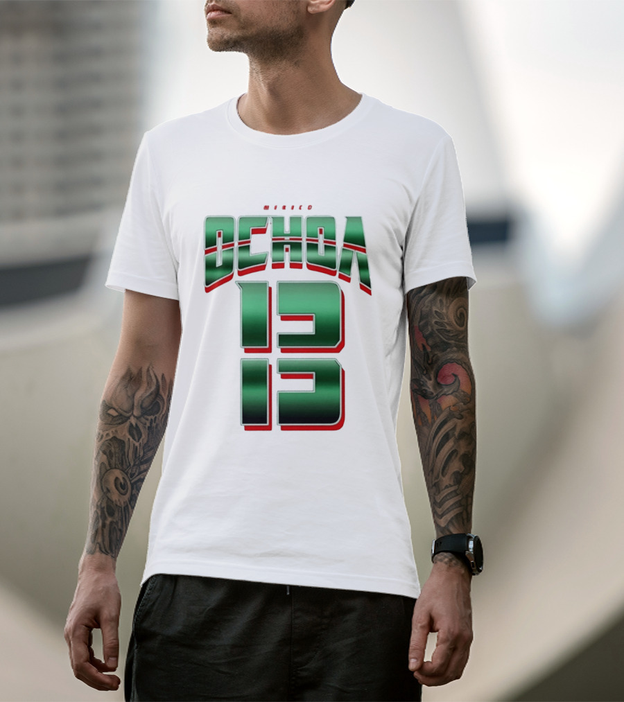 Guillermo Ochoa Mexico Jersey Ochoa 13 El Tri Number T-Shirt