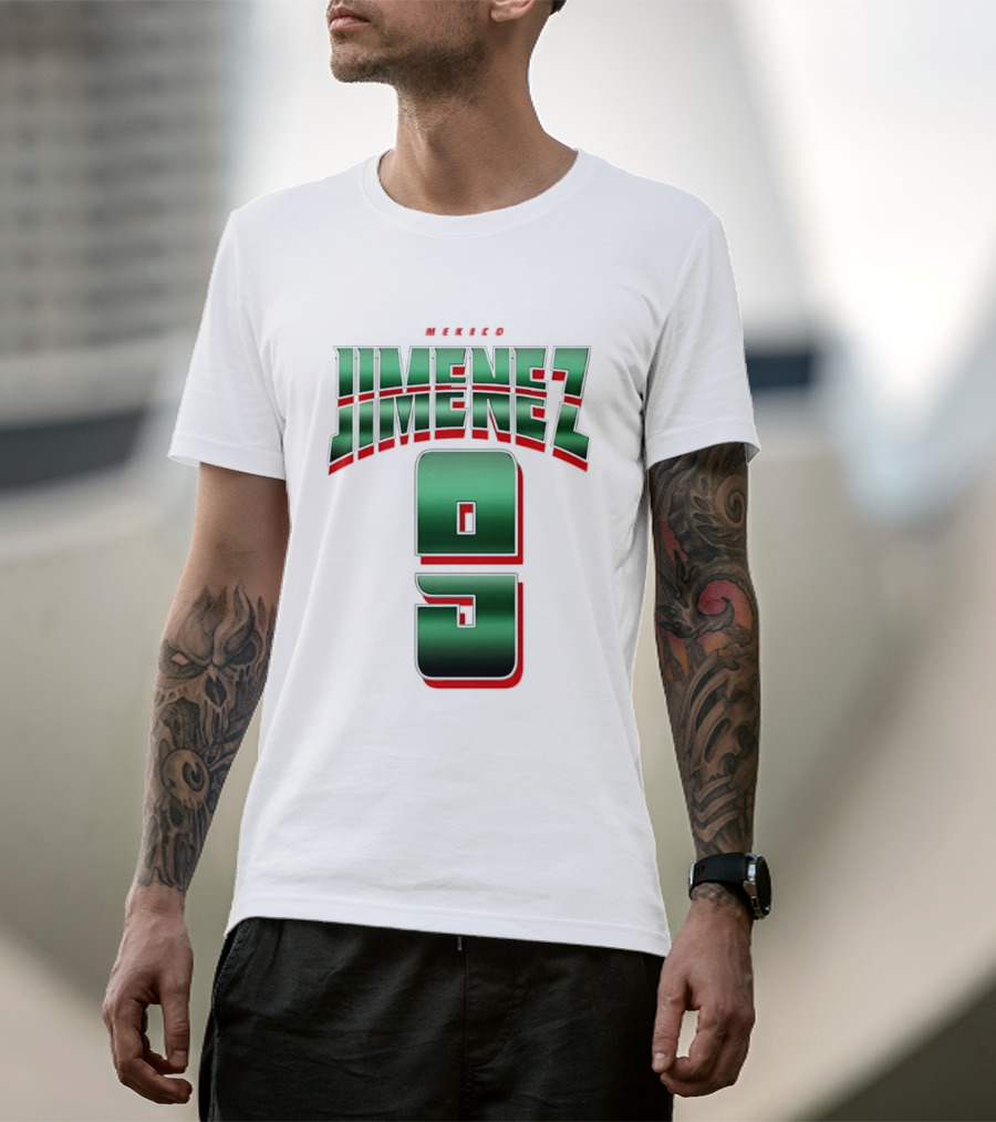 Mexico Jimenez 9 El Tri Number Name T-Shirt