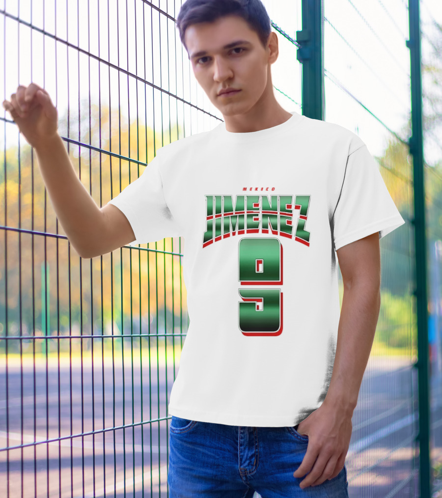 Mexico Jimenez 9 El Tri Number Name T-Shirt