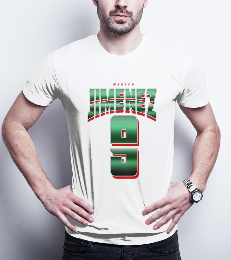 Mexico Jimenez 9 El Tri Number Name T-Shirt