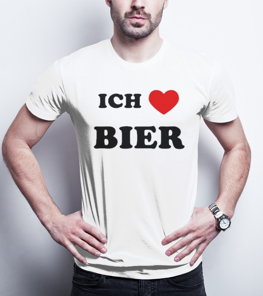 Ich Love Bier Heart Germany T-Shirt