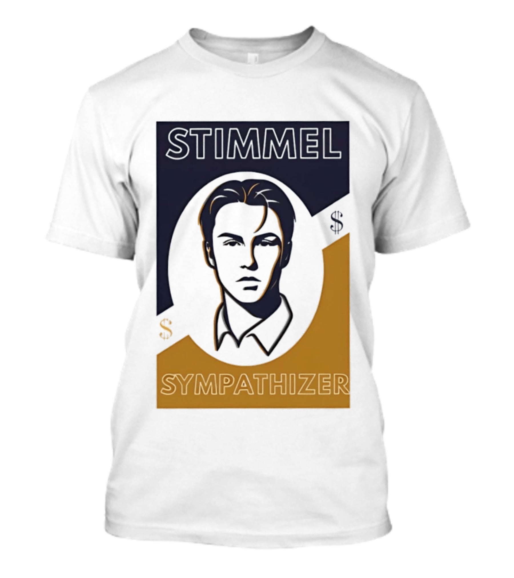 Stimmel Sympathizer Face Art With Dollar T-Shirt