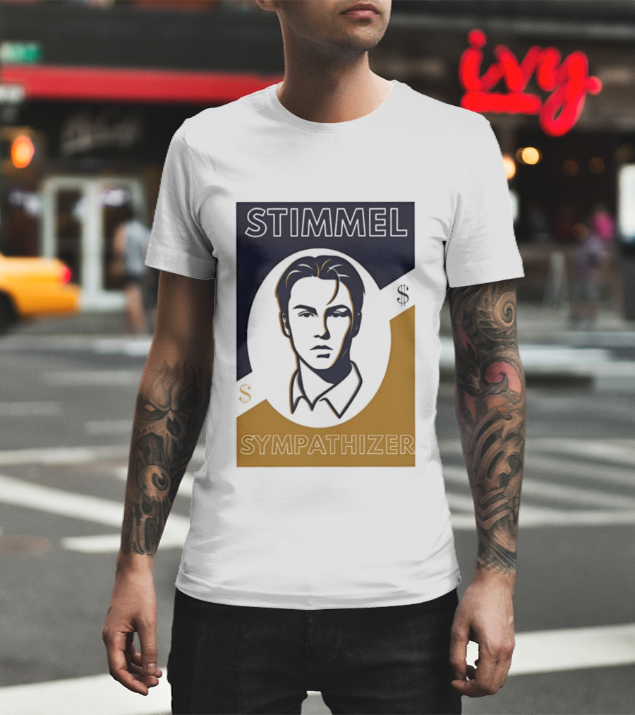 Stimmel Sympathizer Face Art With Dollar T-Shirt