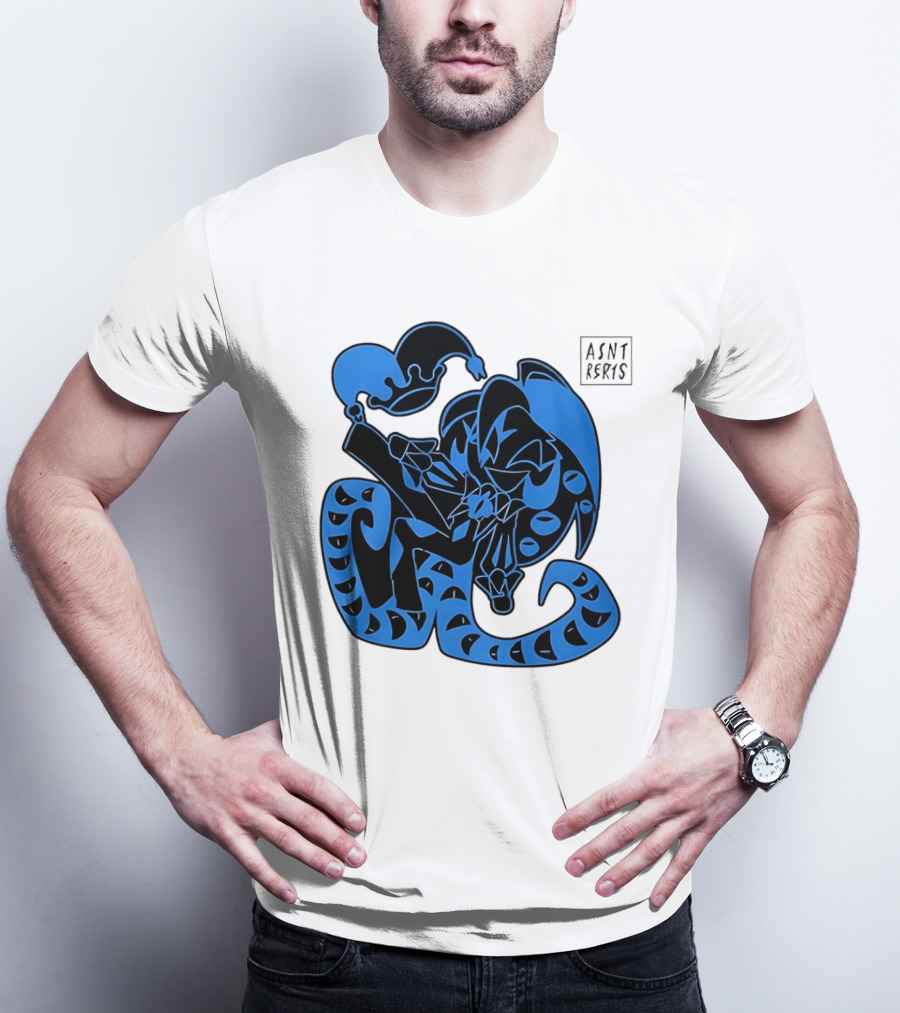 Shadow Milk Cookie Run A4NT Peeking Jester Snake T-Shirt