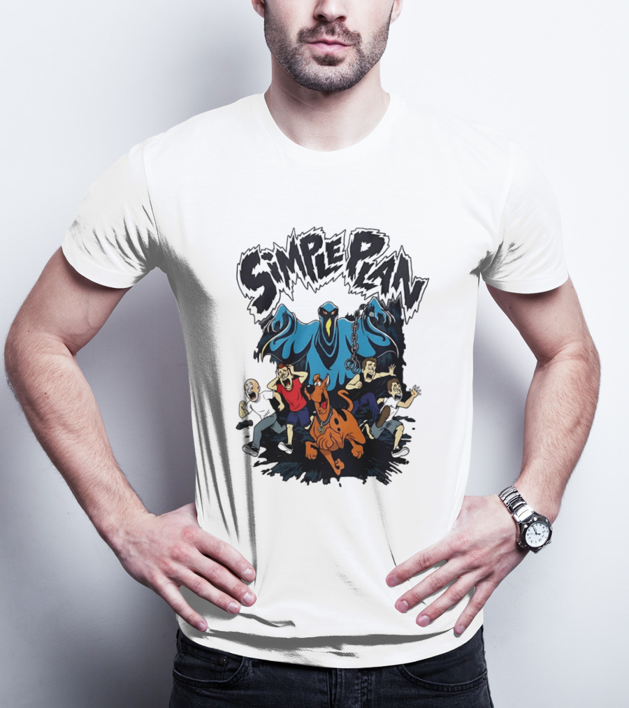 Simple Plan Scooby Doo The Bigger Than You Think Tour 2026 T-Shirt