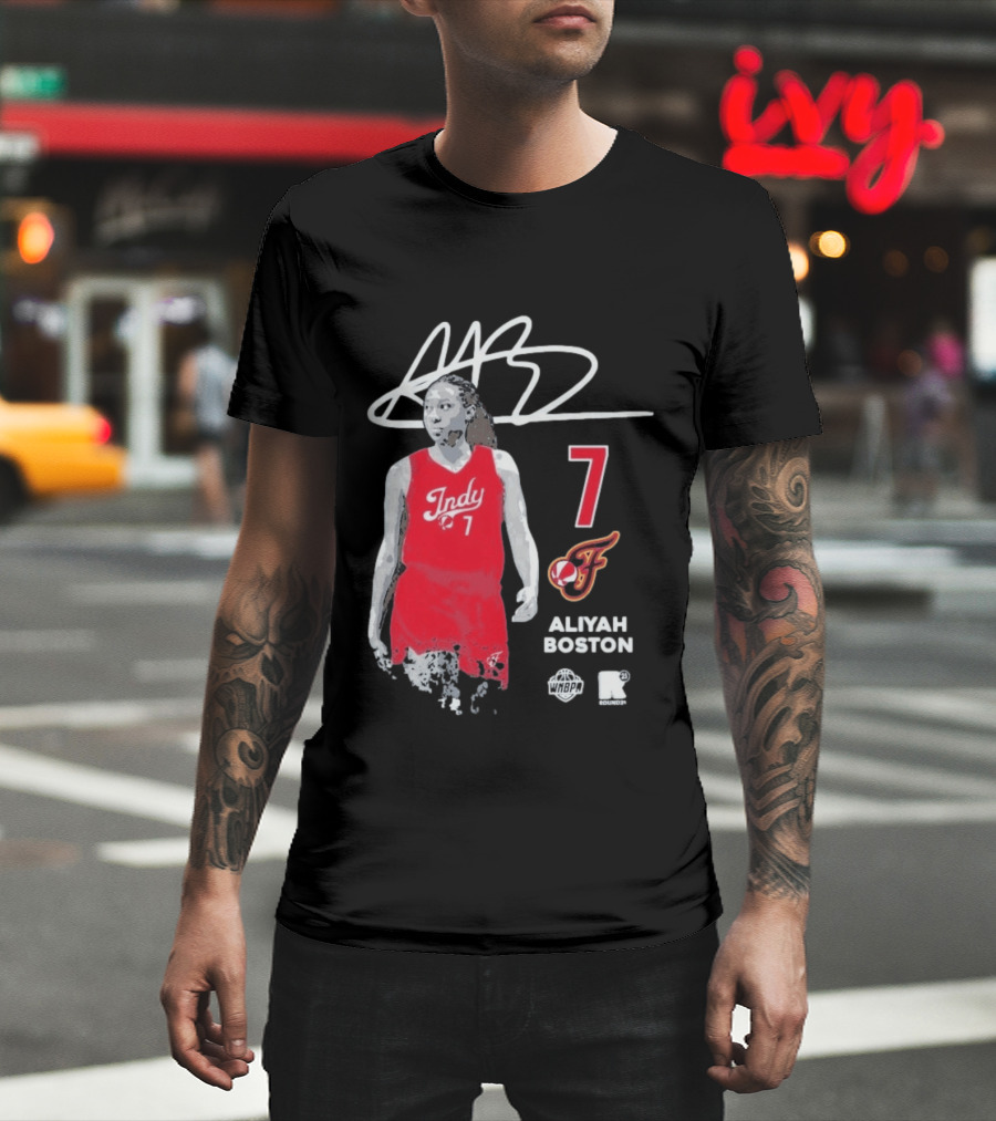 Aliyah Boston Indy 7 Indiana Fever WNBPA T-Shirt