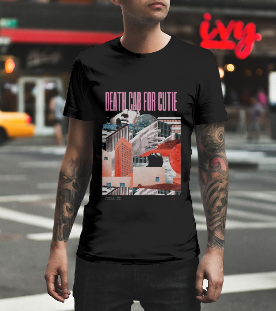 Death Cab For Cutie August 2 2026 Greek Theatre Los Angeles CA Concert T-Shirt