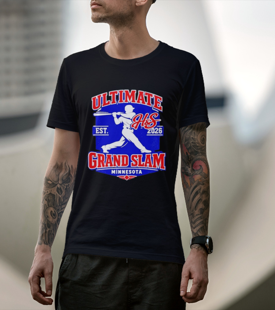 Ultimate H&S Grand Slam Baseball Minnesota Est 2026 T-Shirt