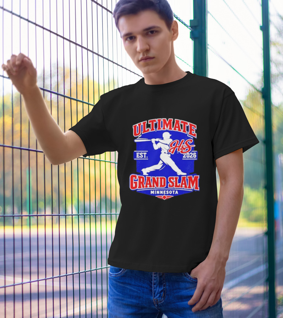Ultimate H&S Grand Slam Baseball Minnesota Est 2026 T-Shirt