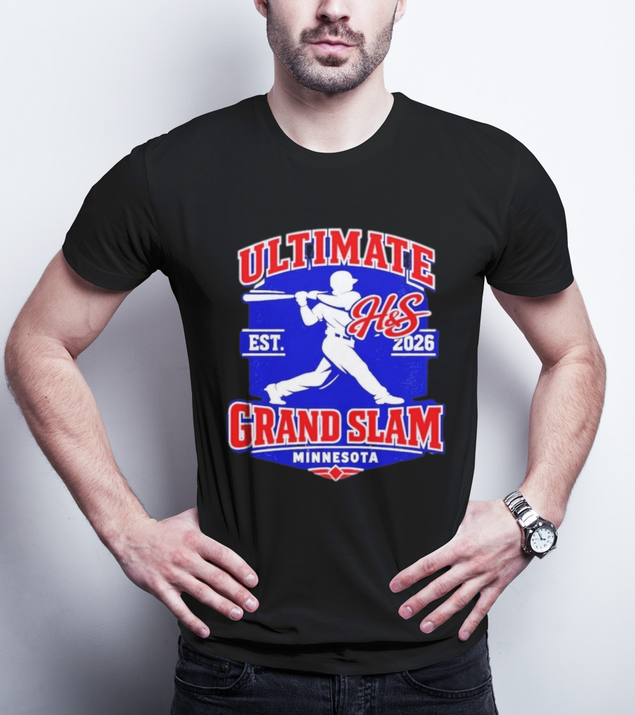 Ultimate H&S Grand Slam Baseball Minnesota Est 2026 T-Shirt