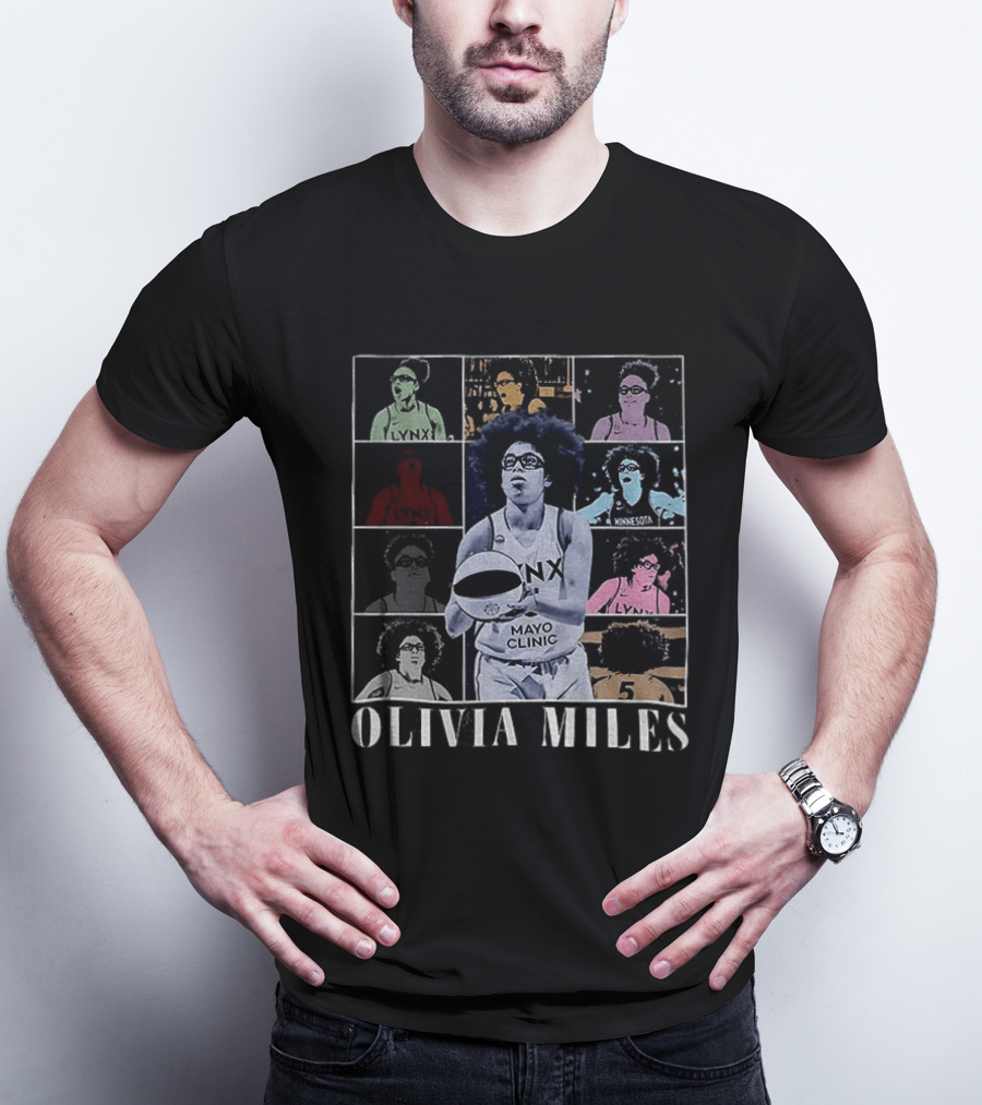 Olivia Miles Minnesota Lynx WNBA Mayo Clinic Basketball The Eras Tour T-Shirt