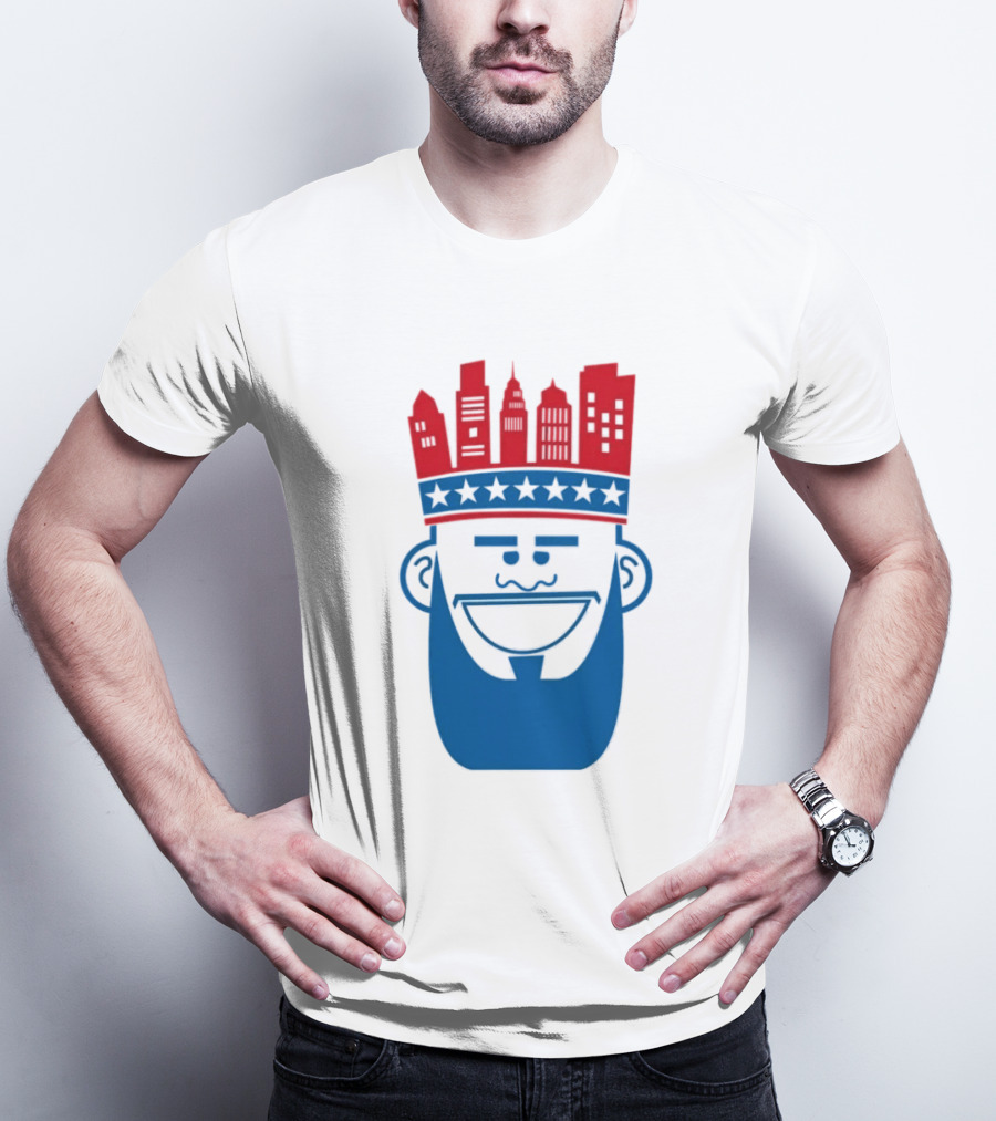 Lebron James Philadelphia 76ers Philly King Skyline Crown T-Shirt