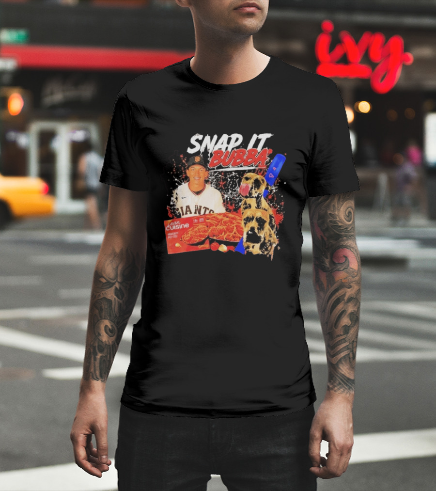 Snap It Bubba San Francisco Giants Lean Cuisine Spaghetti T-Shirt