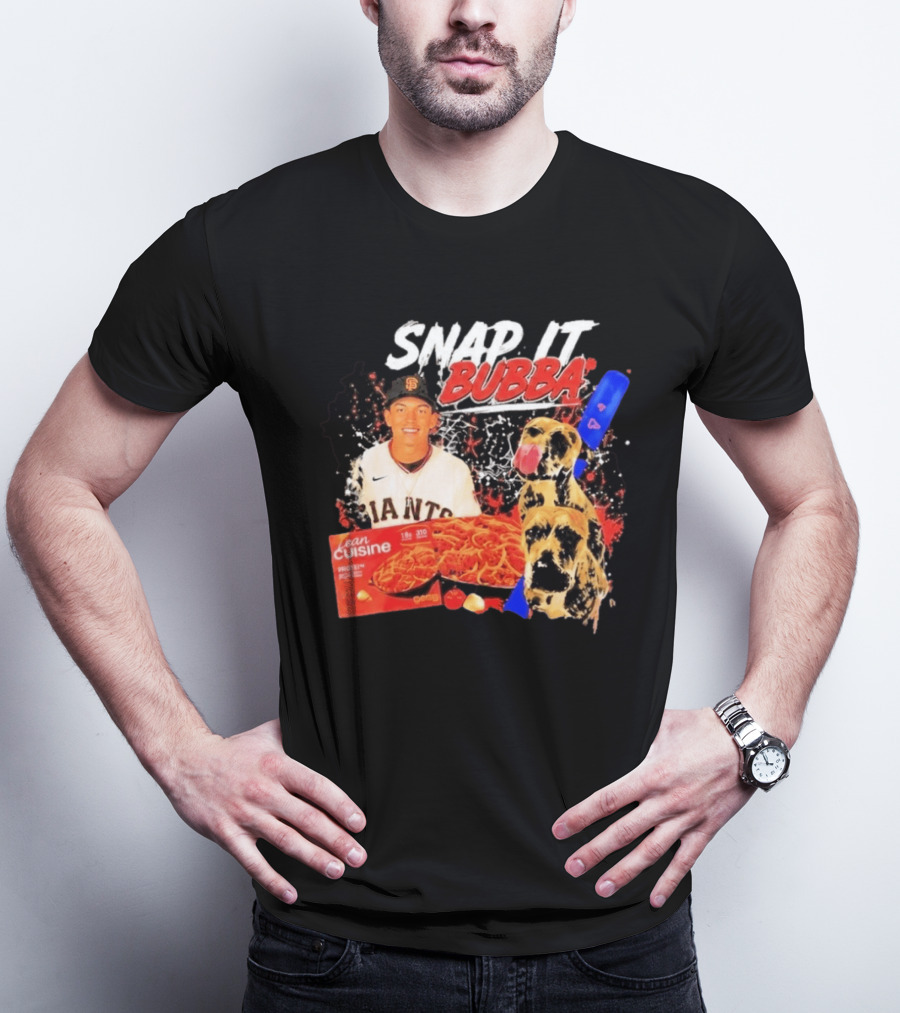 Snap It Bubba San Francisco Giants Lean Cuisine Spaghetti T-Shirt