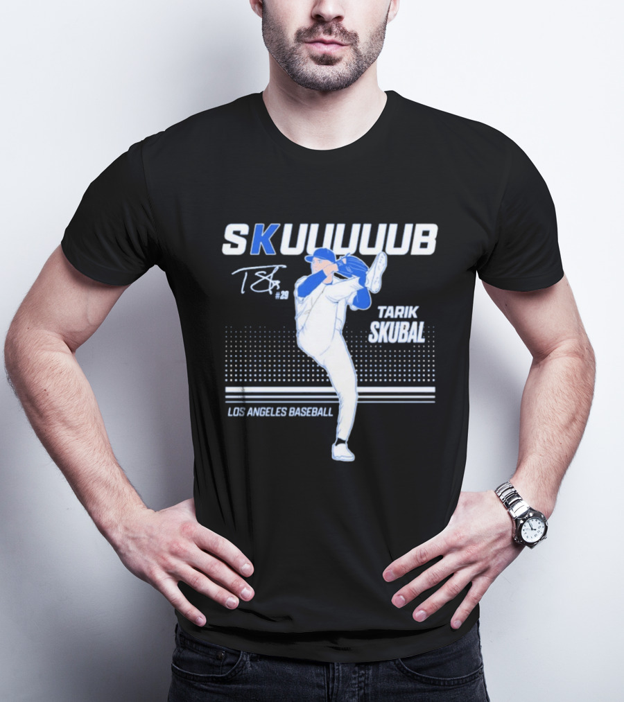 SKUUUUUB Tarik Skubal Los Angeles Baseball #29 T-Shirt