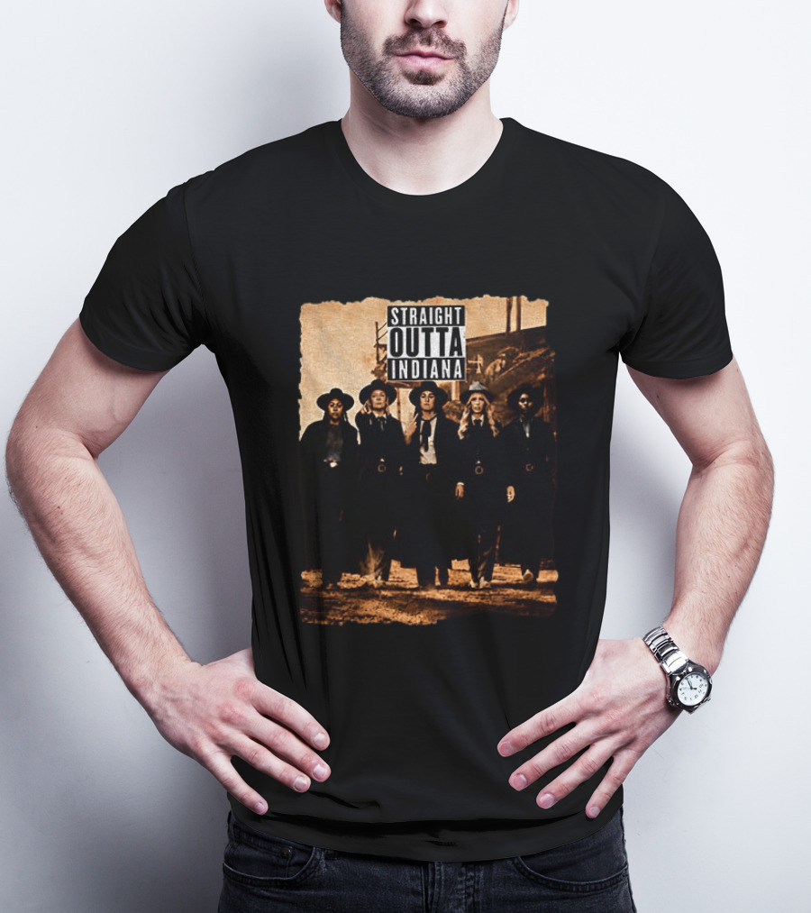 Sophie Cunningham Caitlin Clark Indiana Fever Basketball Feverstone Straight Outta Indiana 2026 T-Shirt