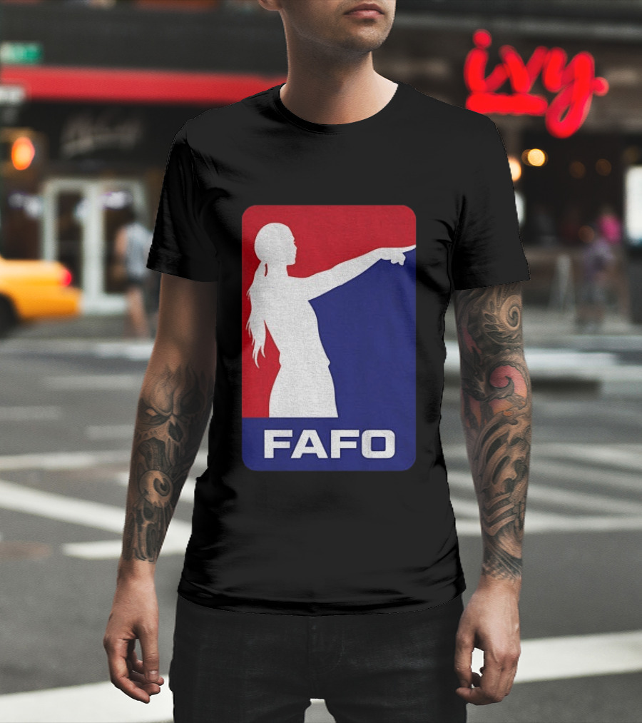 Sophie Cunningham FAFO Pointing Indiana Fever WNBA Fan T-Shirt