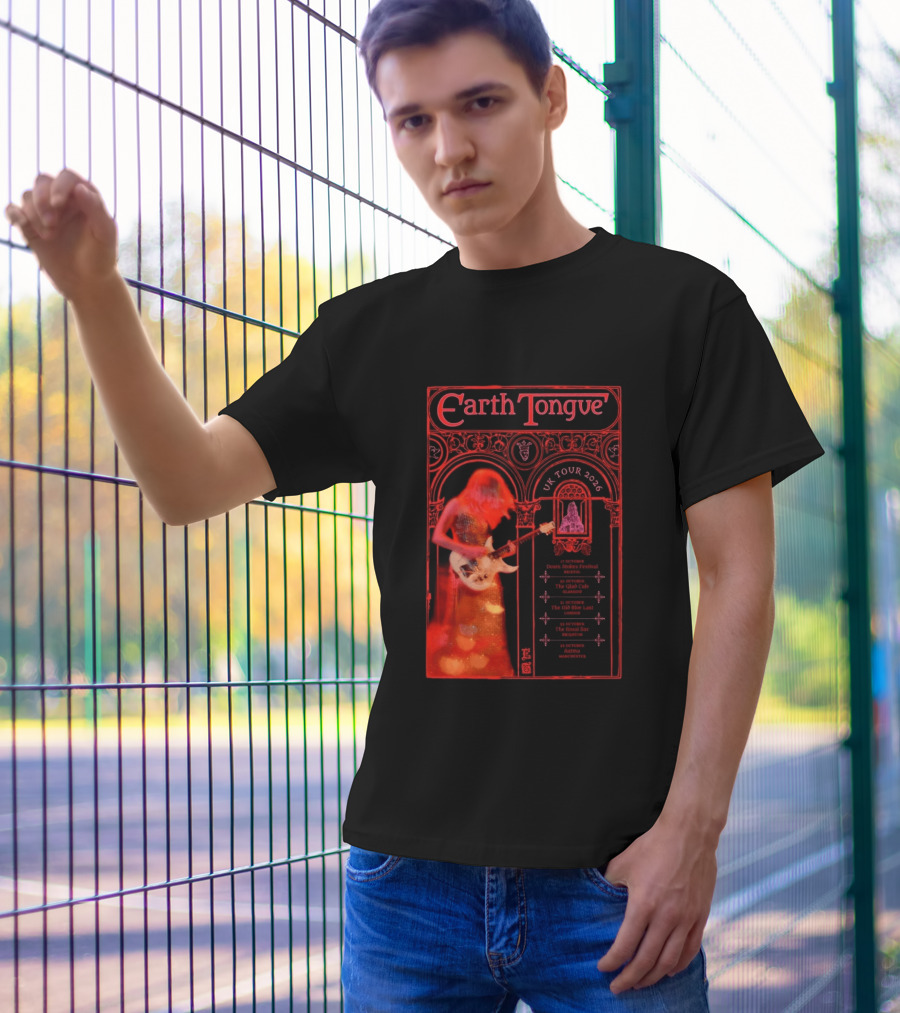 Earth Tongue UK Tour 2026 Down Stokes Festival Bristol Gilded Gothic Artistry T-Shirt