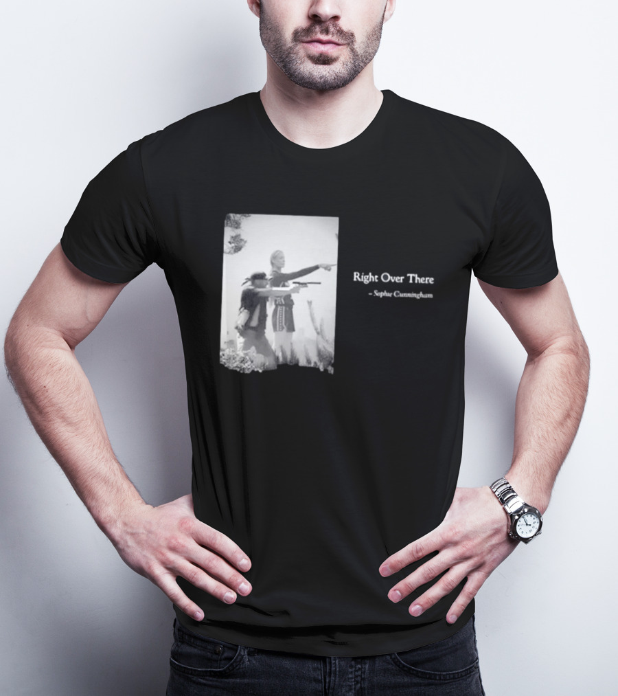 Right Over There Sophie Cunningham Vintage Western Scene T-Shirt