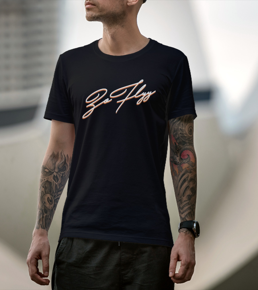 Go Flyy Script Bold Cursive T-Shirt