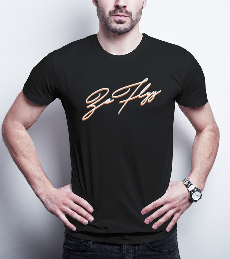 Go Flyy Script Bold Cursive T-Shirt