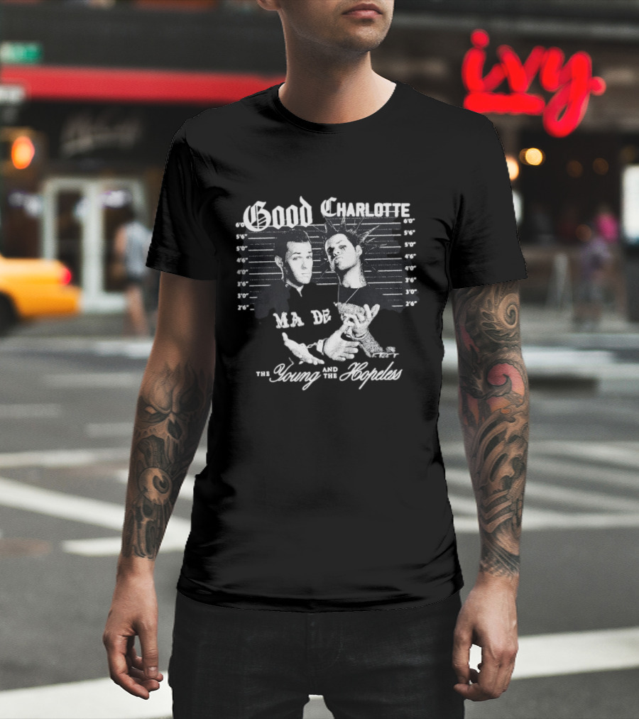 Good Charlotte The Young And The Hopeless Old School Shot MA DO T-Shirt