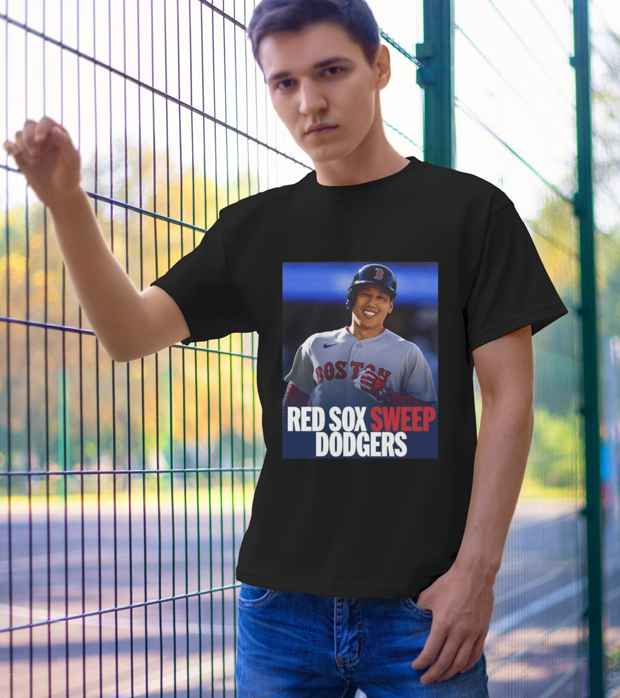 Boston Red Sox Sweep Dodgers Victory Celebration 2026 T-Shirt