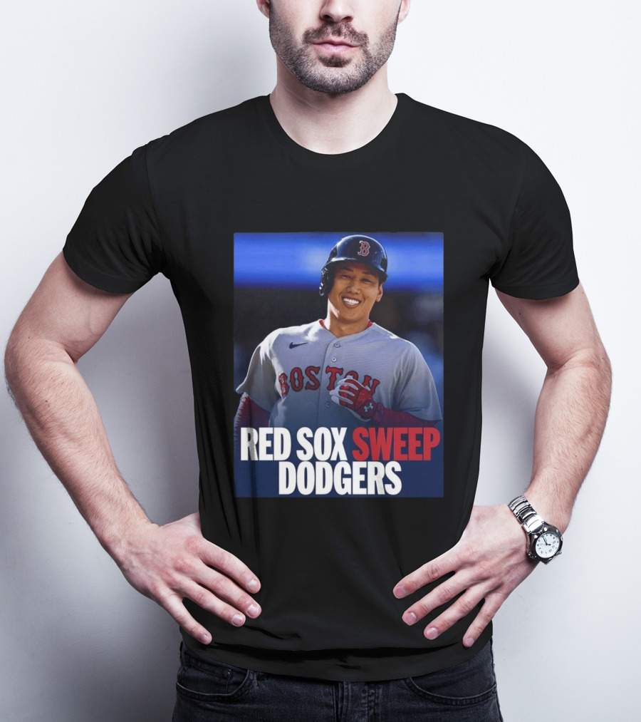 Boston Red Sox Sweep Dodgers Victory Celebration 2026 T-Shirt