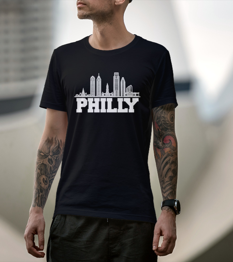 Philadelphia Skyline Philly Cityscape T-Shirt