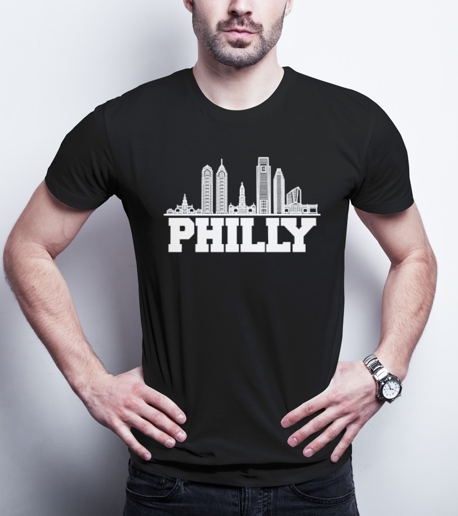 Philadelphia Skyline Philly Cityscape T-Shirt