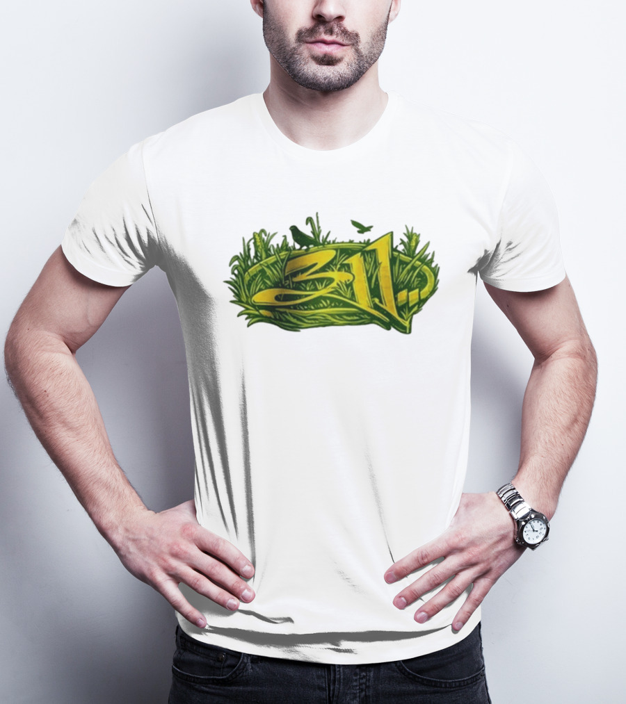311 Band 2026 Summer Tour Green Nature T-Shirt