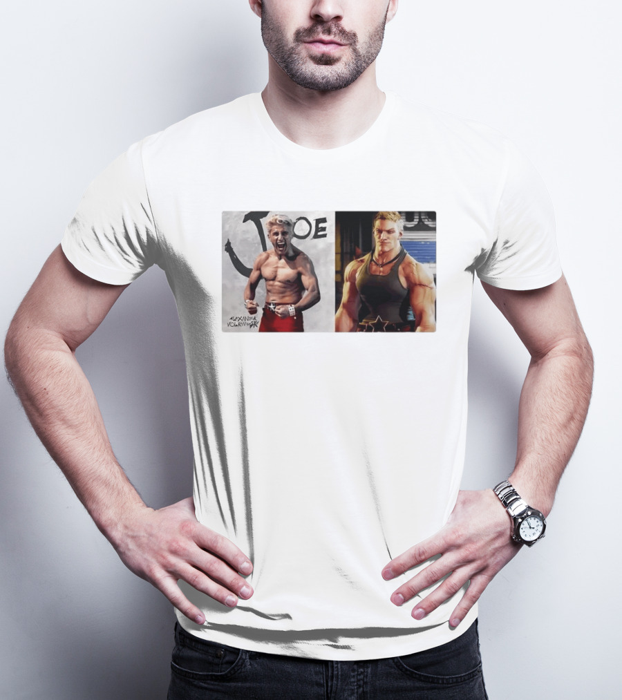 Joe Alexander Volkanovski Crossover MMA Fighter And Game Character Image T-Shirt