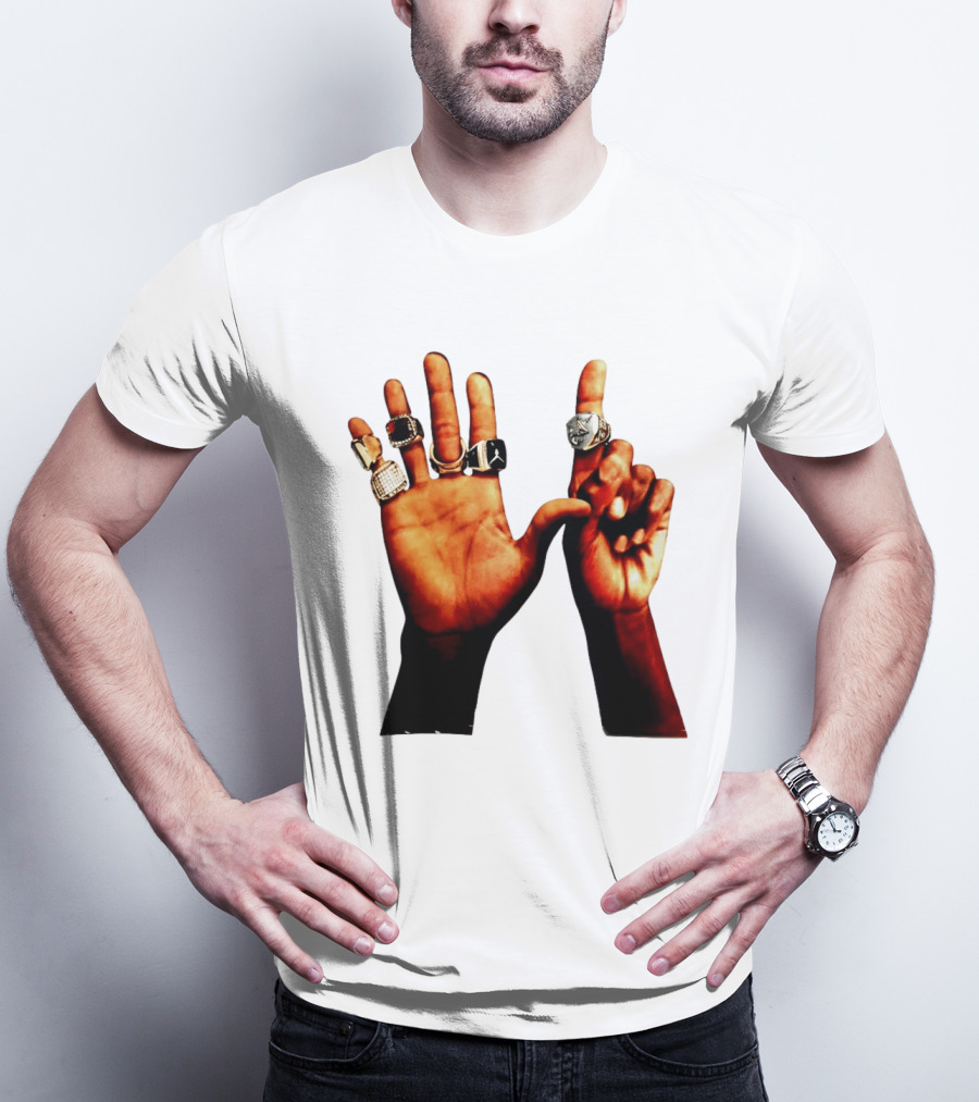 Carlos Alcaraz Championship Rings NBA Jordan Rolex Iconic Hands T-Shirt