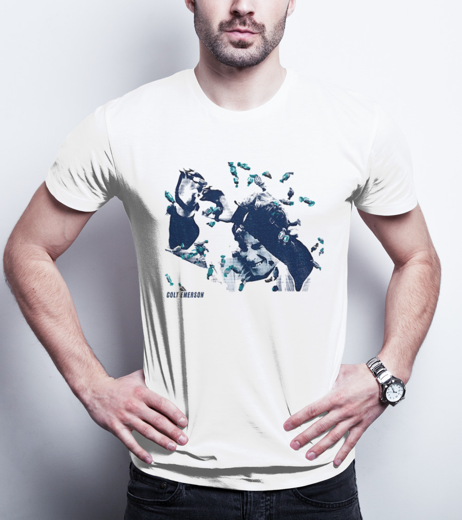 Colt Emerson Walk Off Bubble Gum Bath Mariners Baseball T-Shirt