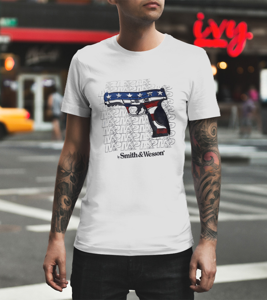 M P Monday By Smith And Wesson Stars And Stripes T-Shirt