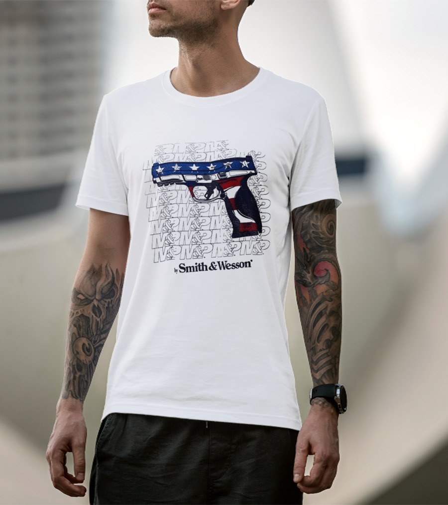 M P Monday By Smith And Wesson Stars And Stripes T-Shirt