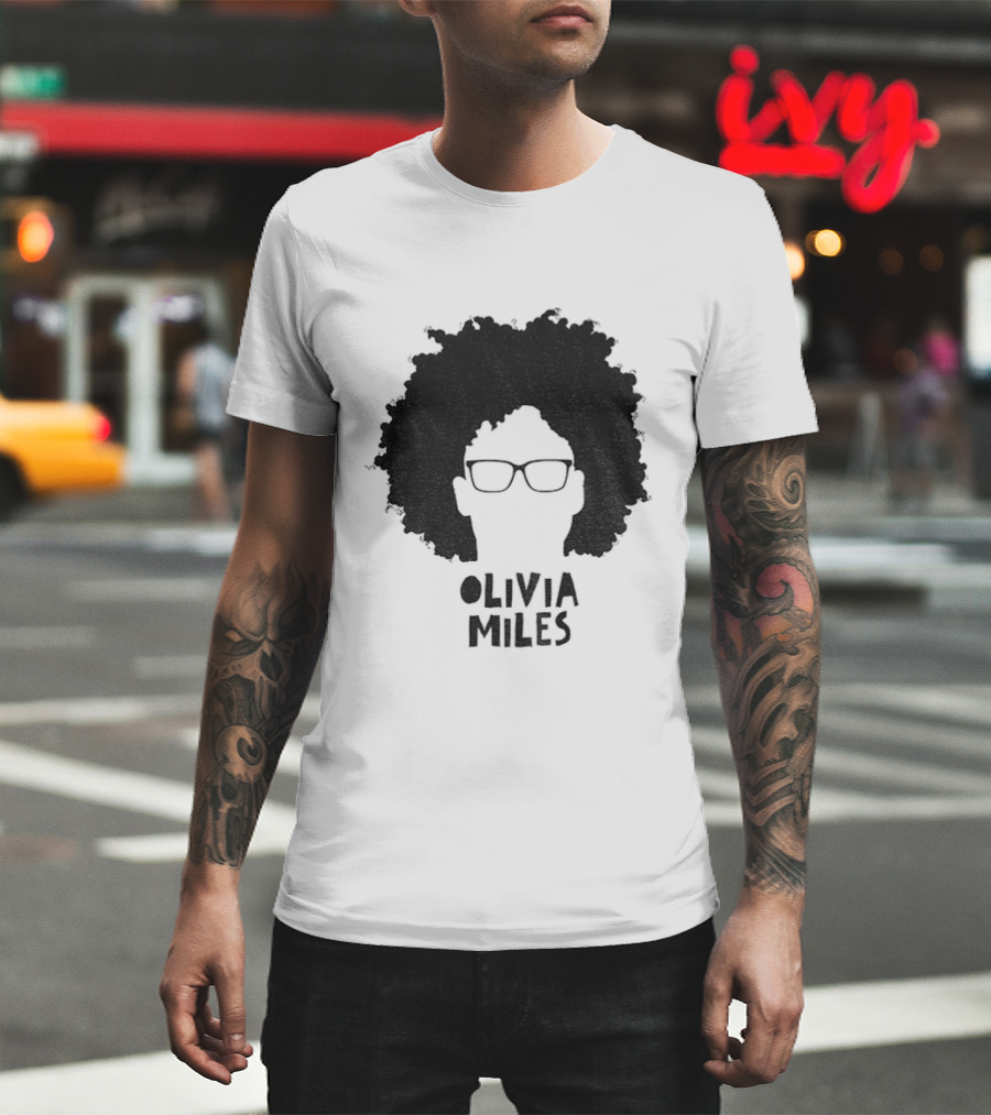 Olivia Miles Afro Glasses Icon WNBA Minnesota Lynx 2026 T-Shirt
