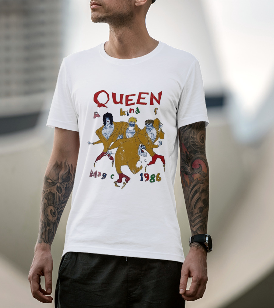 Queen A Kind Of Magic Tour 1986 Anniversary T-Shirt